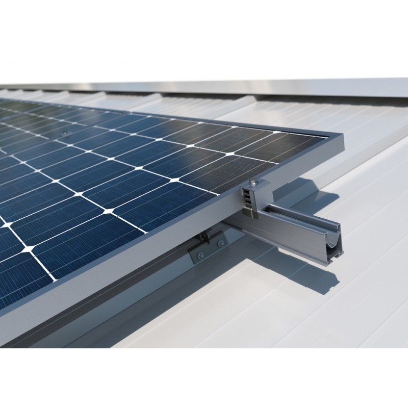 Perfiles estructura solar de aluminio.