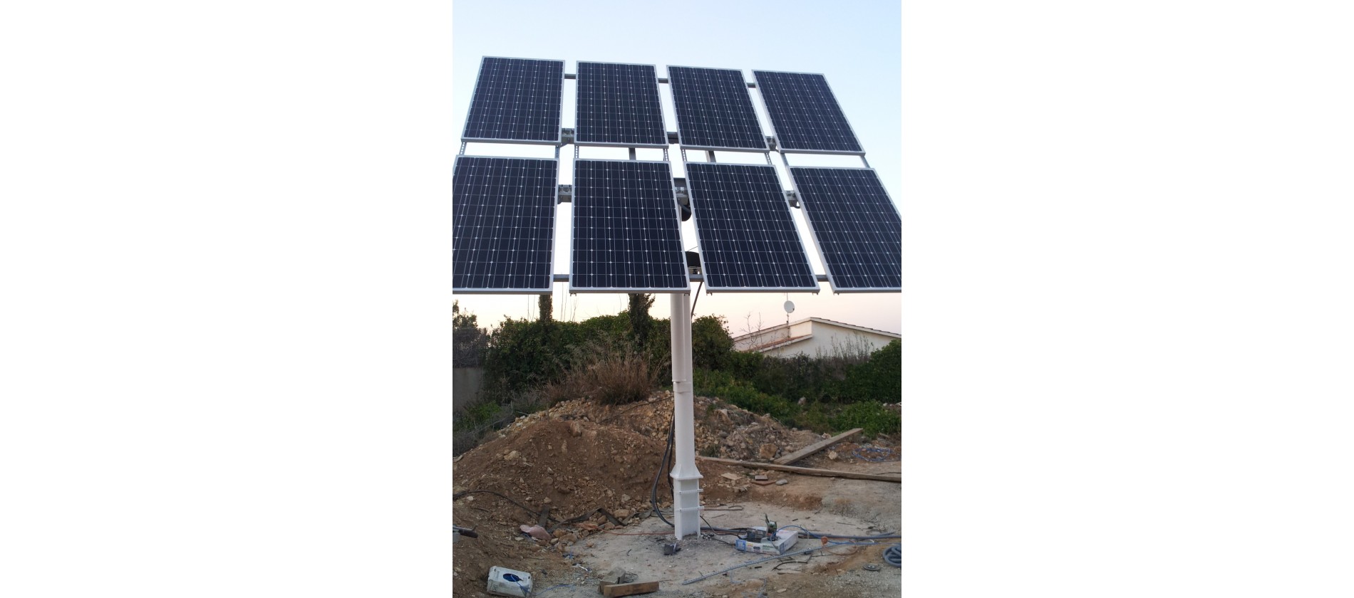 MINI Solar Tracker, Motorized with two motors, One for vertical ...