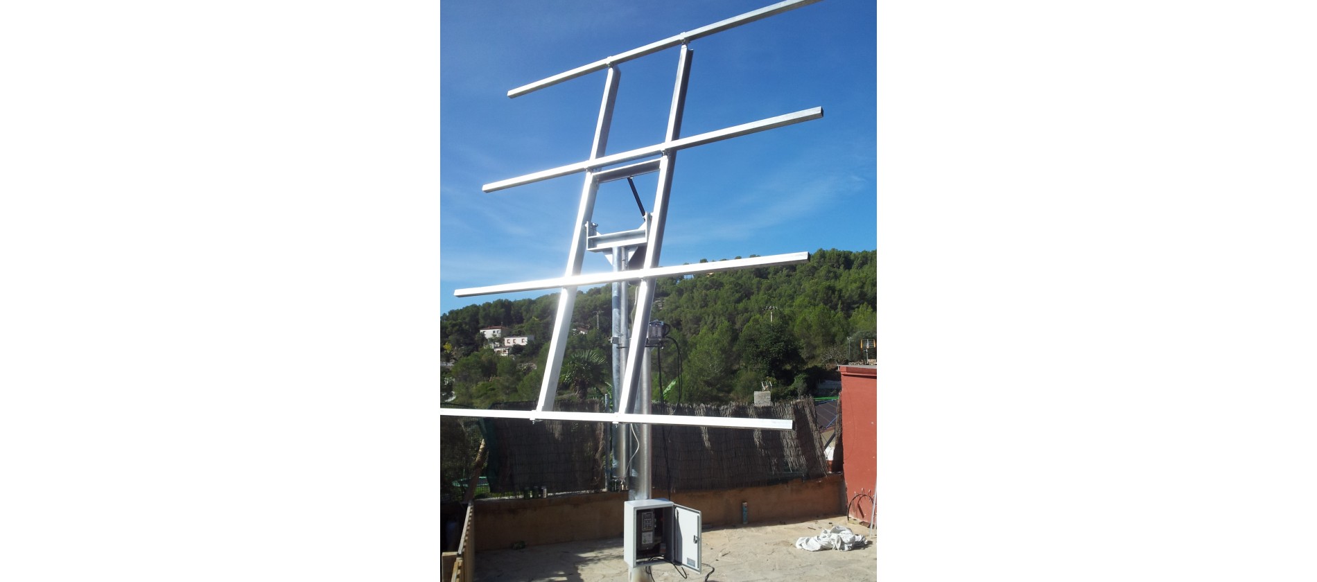 MINI Solar Tracker, Motorized with two motors, One for vertical ...