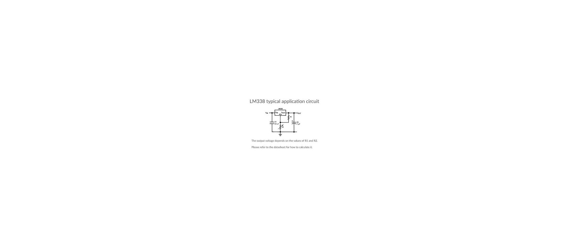 The LM338T / NOPB is a 3-terminal adjustable positive voltage regulator