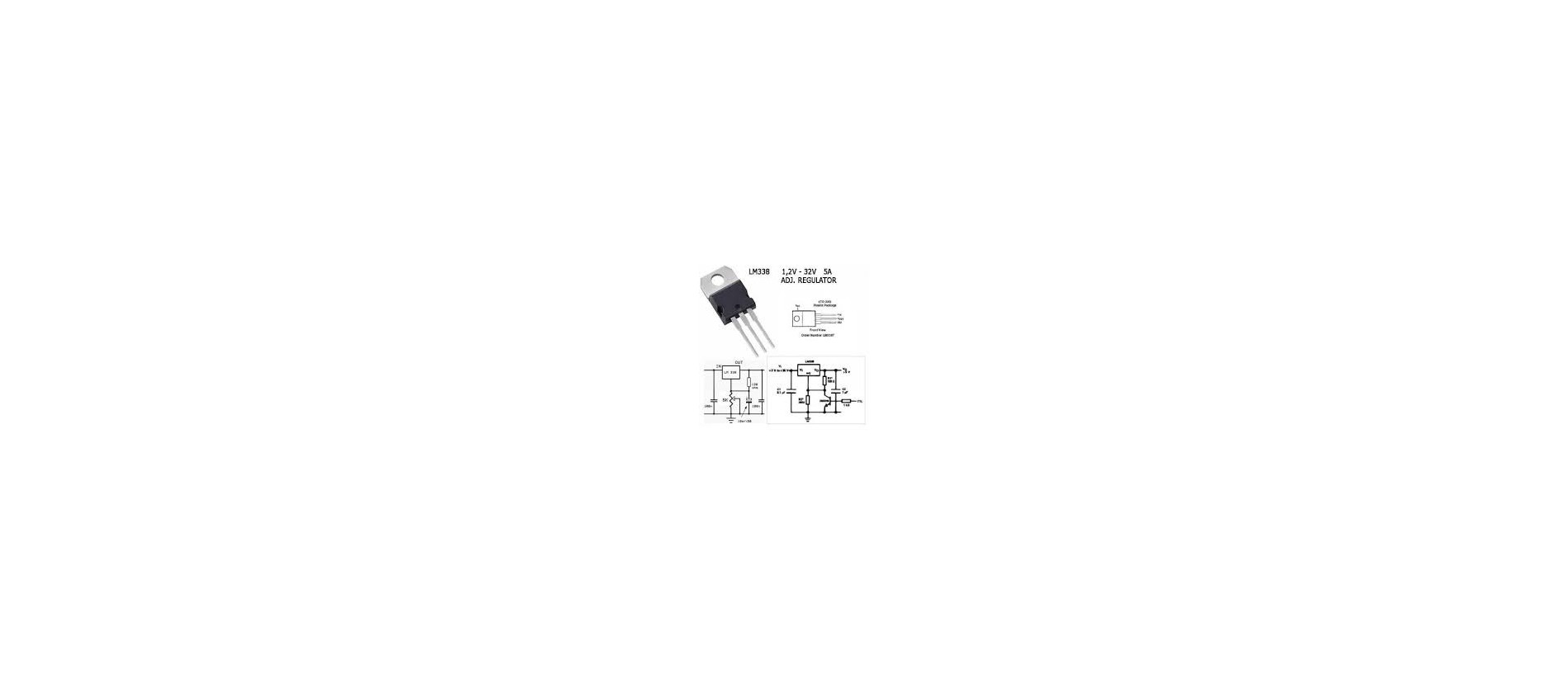 The LM338T / NOPB is a 3-terminal adjustable positive voltage regulator
